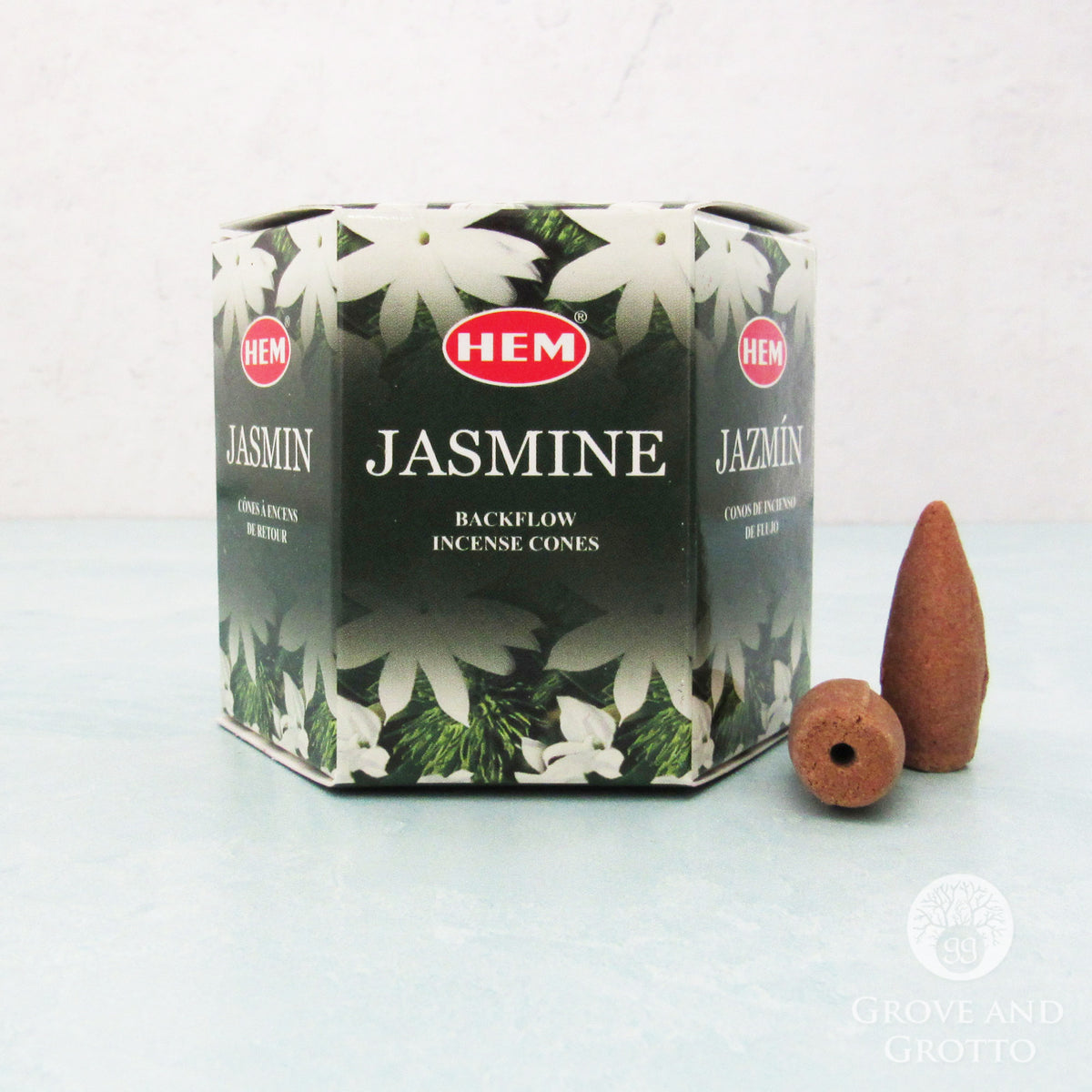 HEM Backflow Incense Cones - Jasmine – Grove and Grotto