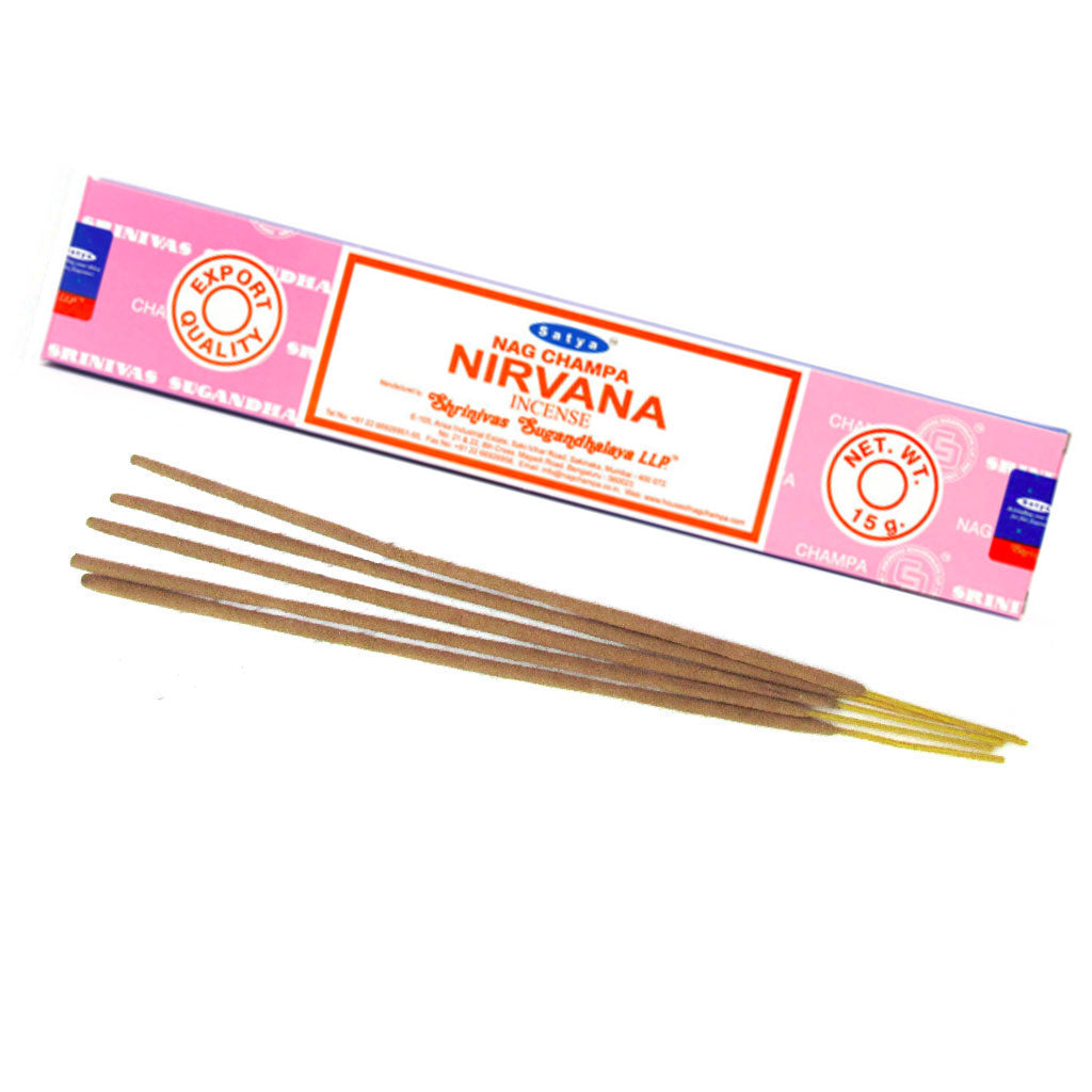 Nirvana Incense Sticks (15 g) by Satya – Grove and Grotto
