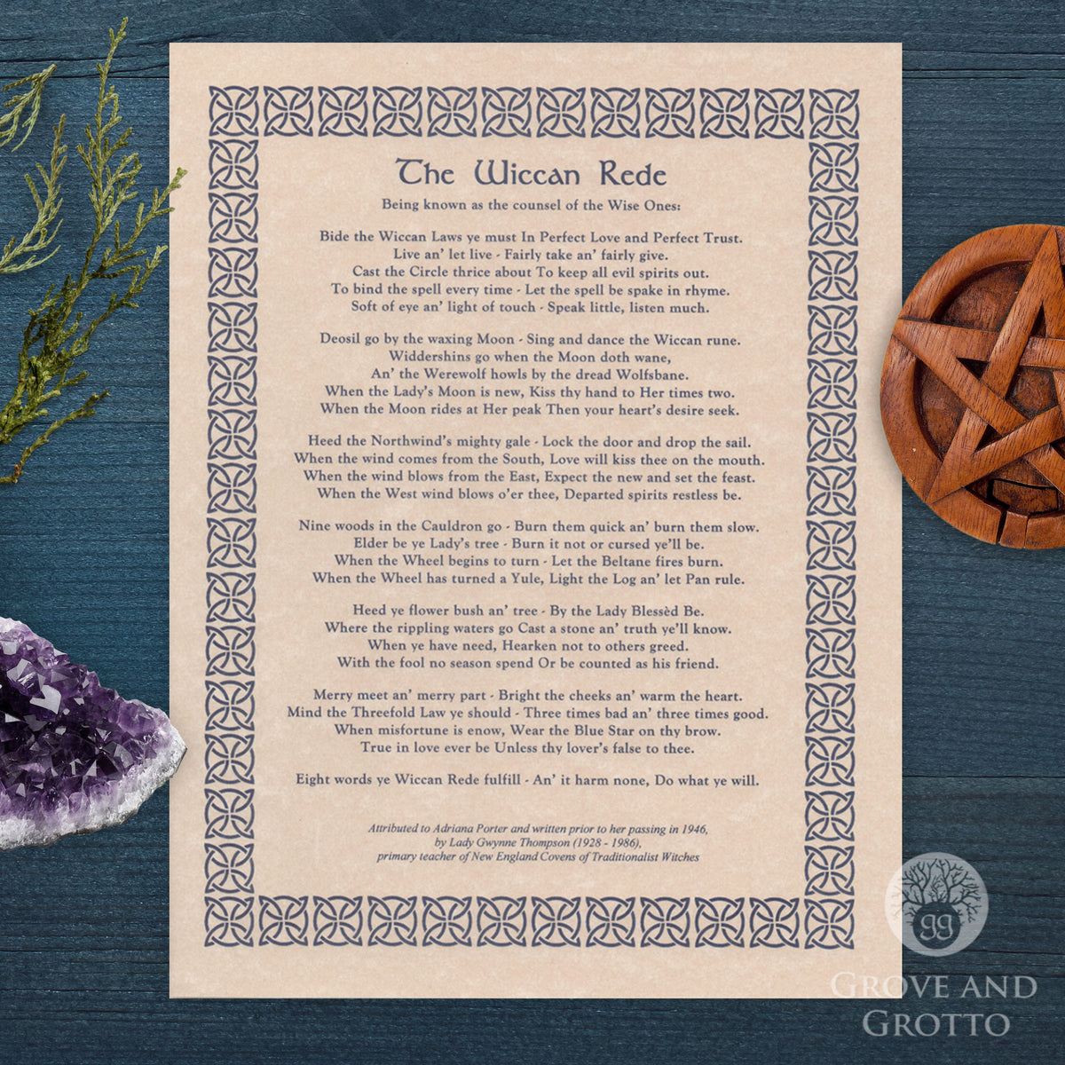 Wiccan Rede Printable