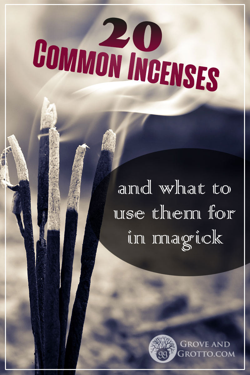 20 common incenses and what to use them for – Grove and Grotto