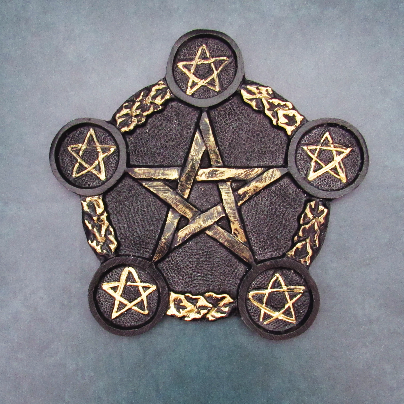 Pentagram Altar Plate and Tealight Holder – Grove and Grotto