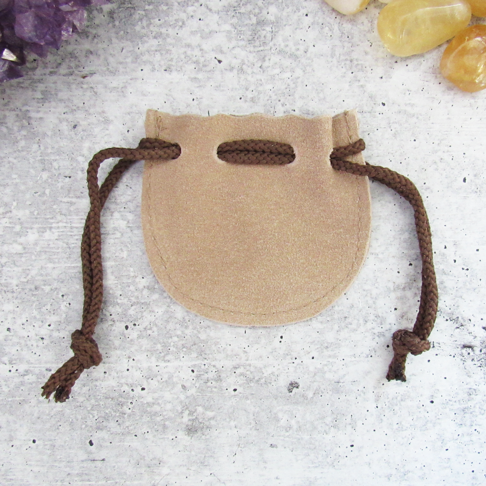 Suede Drawstring Pouch – Grove and Grotto