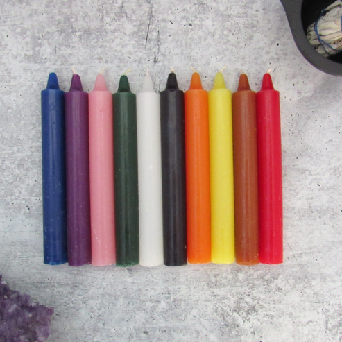 6-Inch Basic Candle (Black) – Grove and Grotto