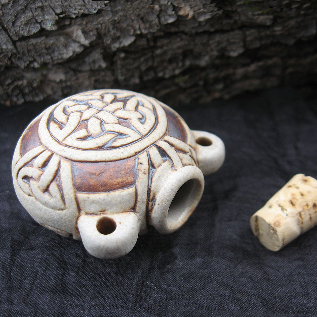 Celtic Knot Ceramic Bottle – Grove and Grotto