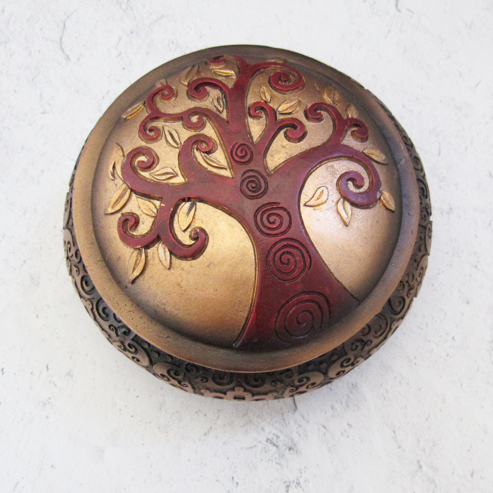 Tree of Life Round Trinket Box – Grove and Grotto