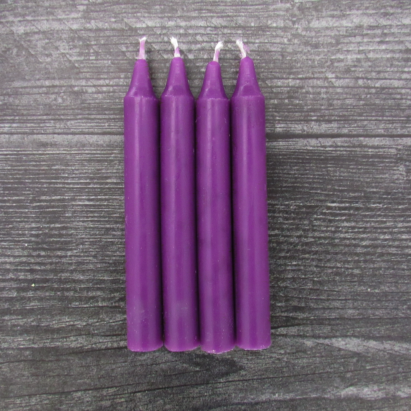 Purple Mini Spell Candle (Pack of 4) – Grove and Grotto