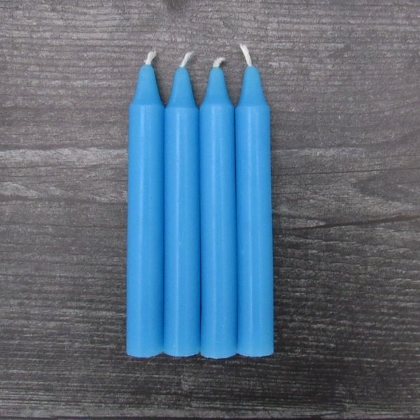 Light Blue Mini Spell Candle (Pack of 4) – Grove and Grotto