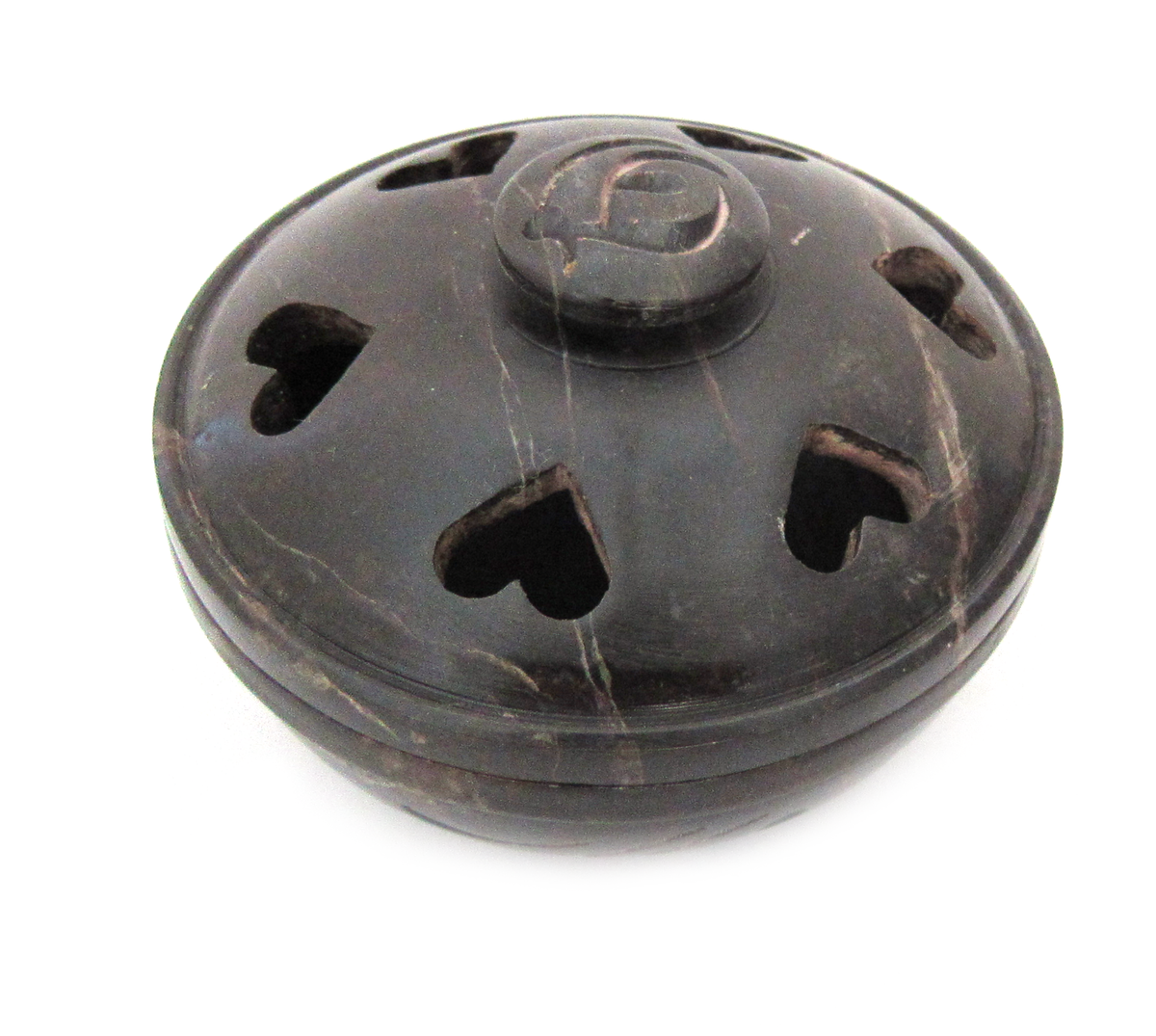 Dark Stone Dish with Lid – Grove and Grotto
