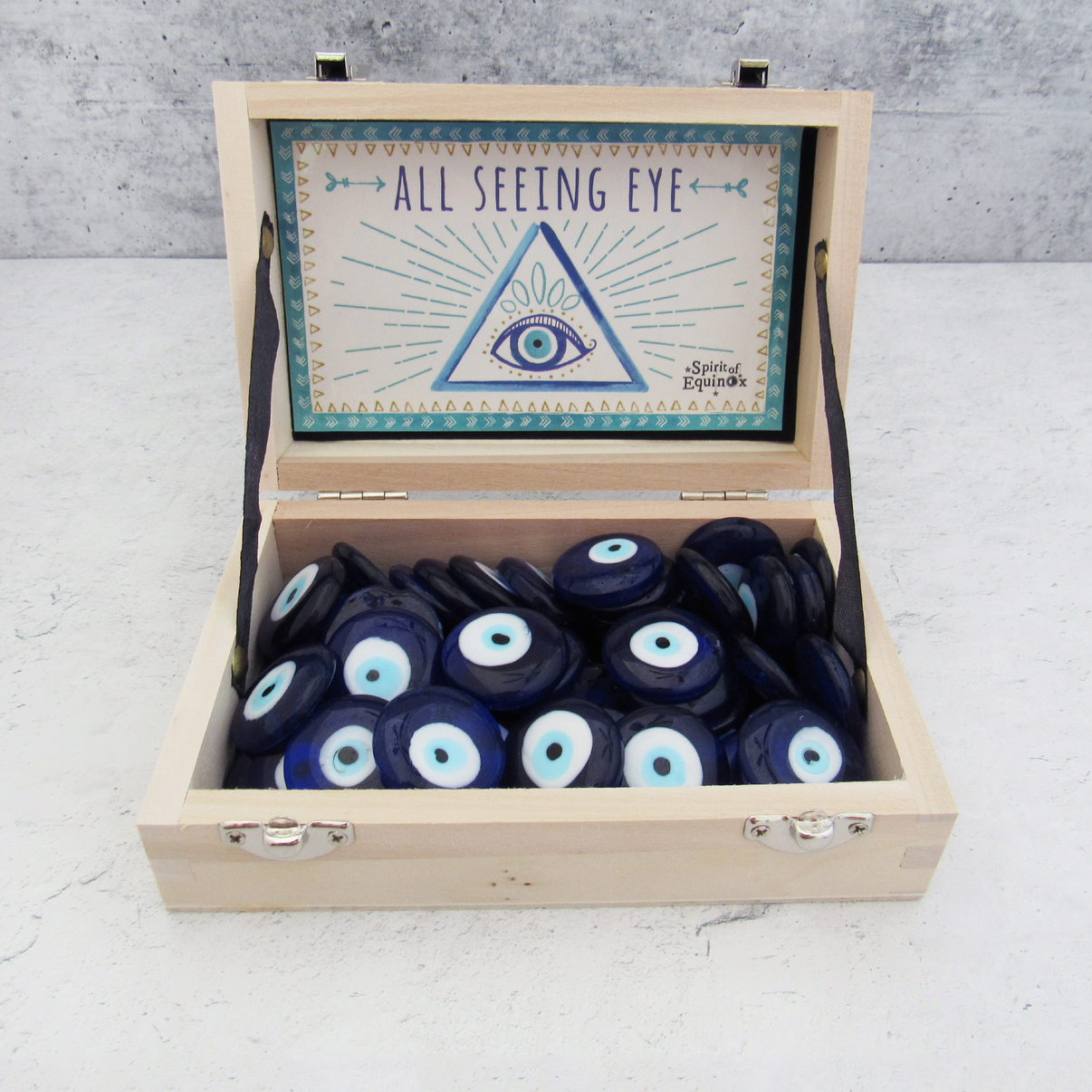 Evil Eye Glass Token – Grove and Grotto