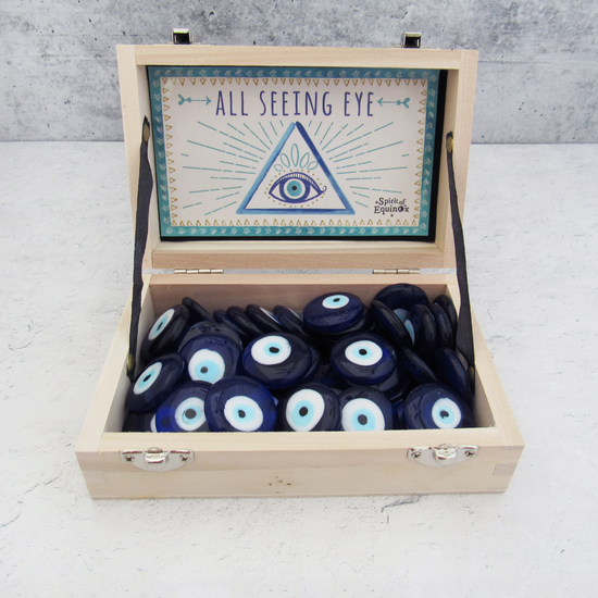 Evil Eye Glass Token – Grove and Grotto