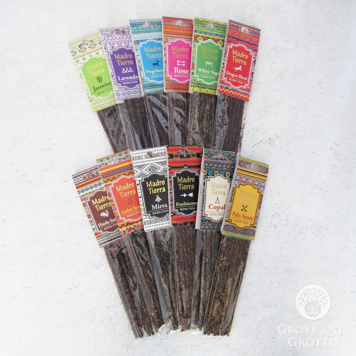 Mirra (Myrrh) Incense by Madre Tierra (8 Sticks) – Grove and Grotto