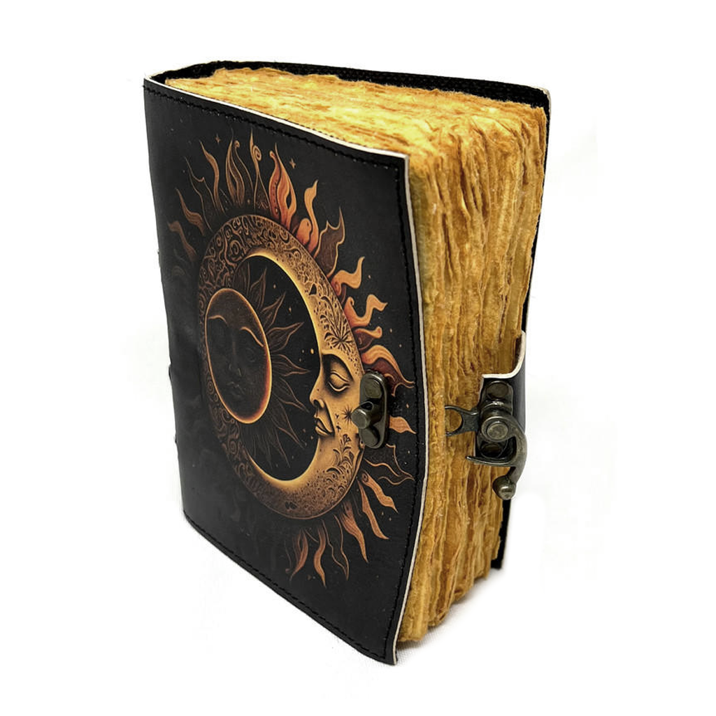 Sun and Moon Journal with Aged Paper – Grove and Grotto
