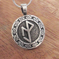 Resilience Bindrune Pendant – Grove and Grotto