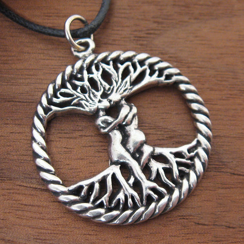 Lovers Tree Amulet (Pewter) – Grove and Grotto