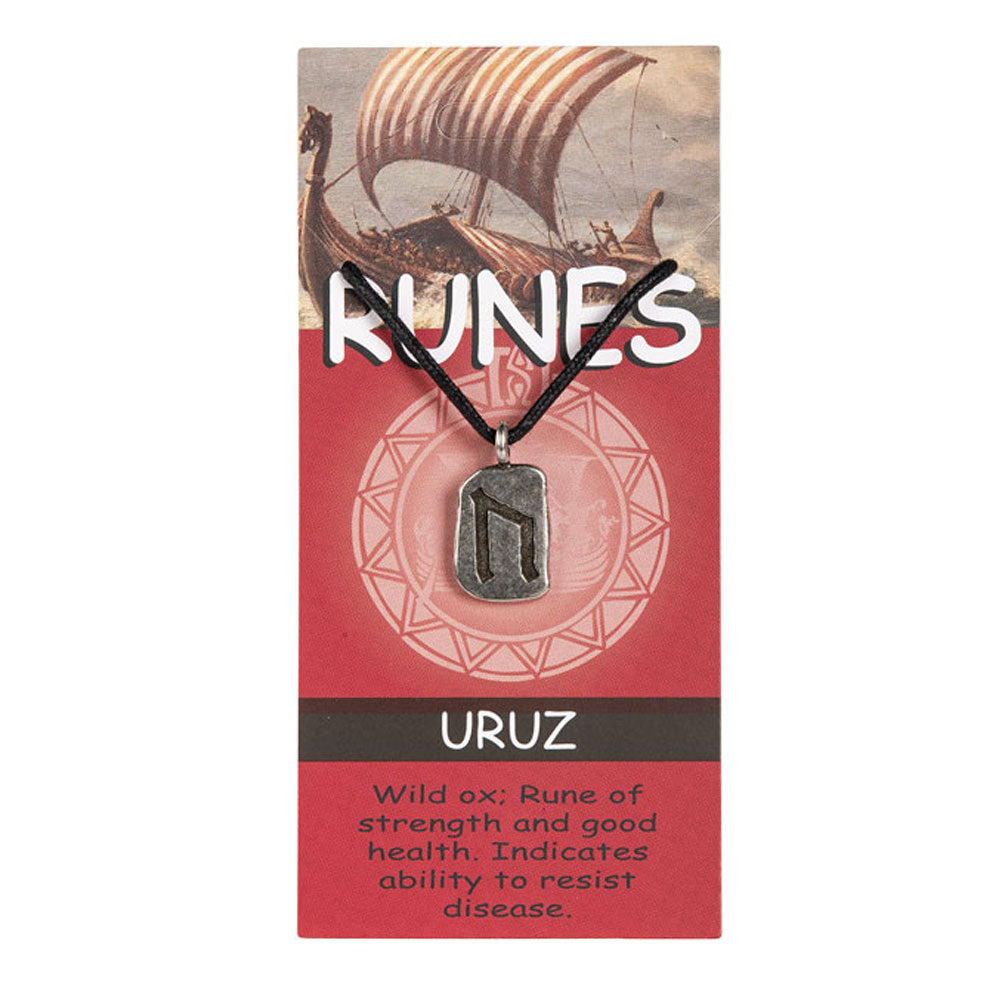 Uruz (Strength) Rune Pendant – Grove and Grotto