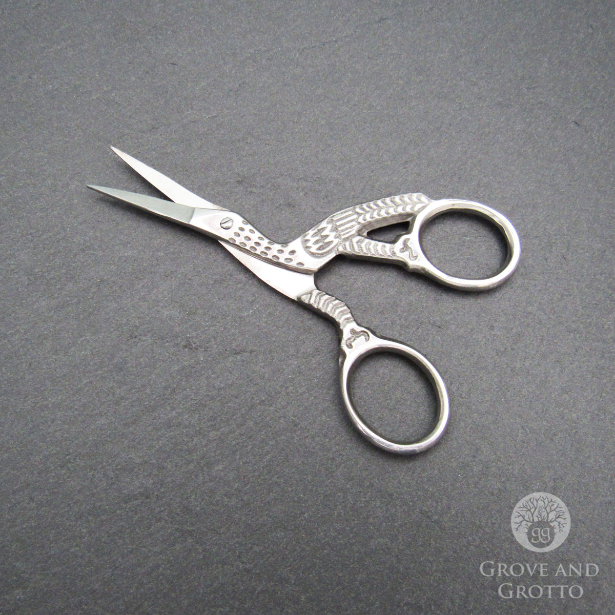 Silver Stork Mini Scissors – Grove and Grotto