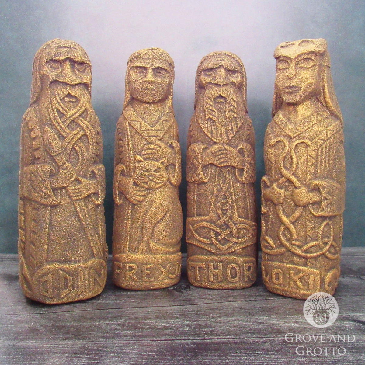 Thor Stone Statue – Grove and Grotto