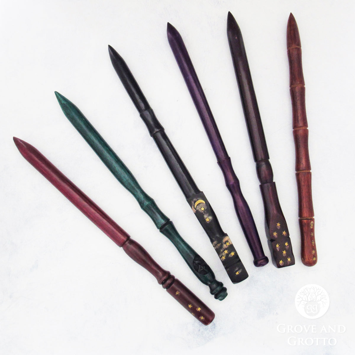 Giant Black Wizard Wand – Grove and Grotto