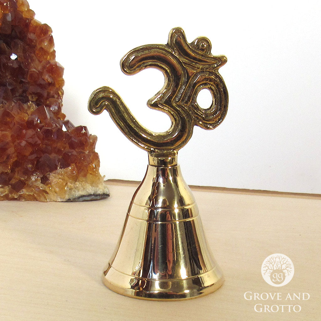 OM Brass Altar Bell – Grove and Grotto