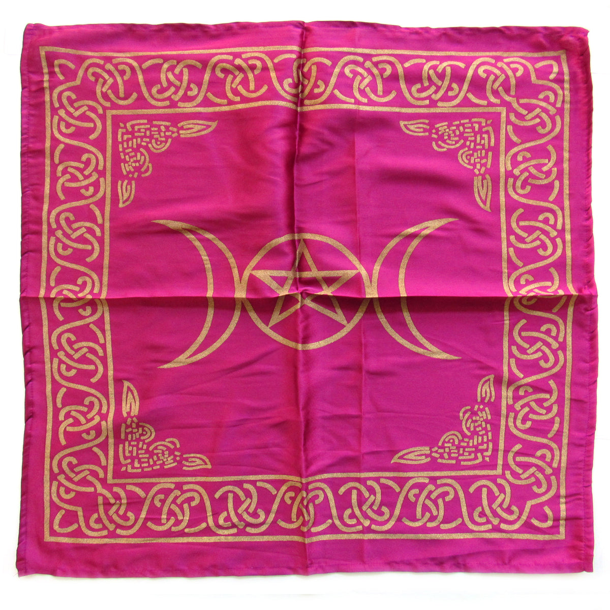 Pink Triple Moon Altar Cloth (21 Inches) – Grove and Grotto
