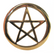 Brass Pentacle Altar Tile (3 Inches) – Grove and Grotto