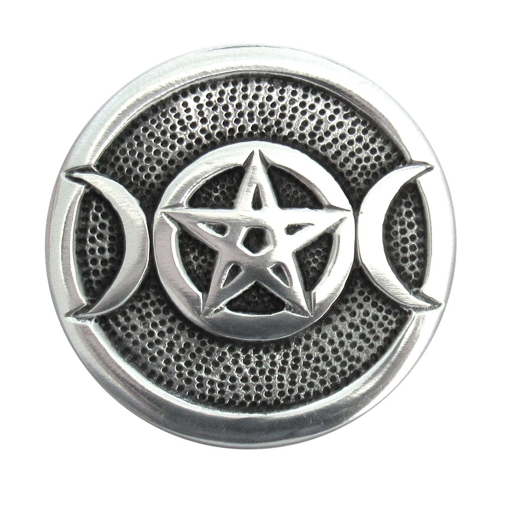 Triple Moon Altar Tile (3 Inches) – Grove and Grotto