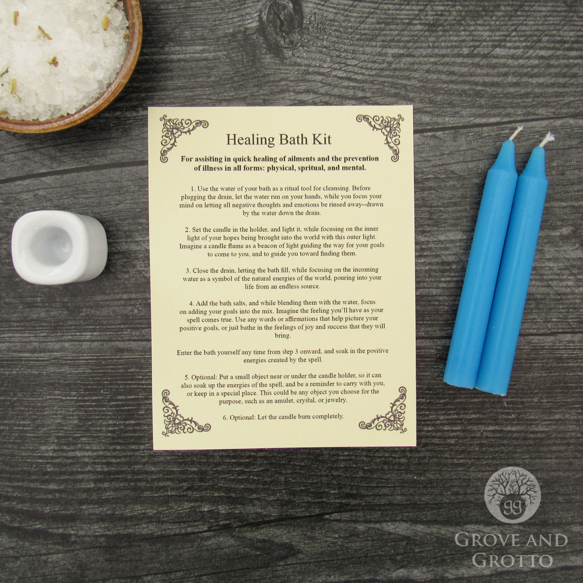 Healing Ritual Bath Kit – Grove and Grotto