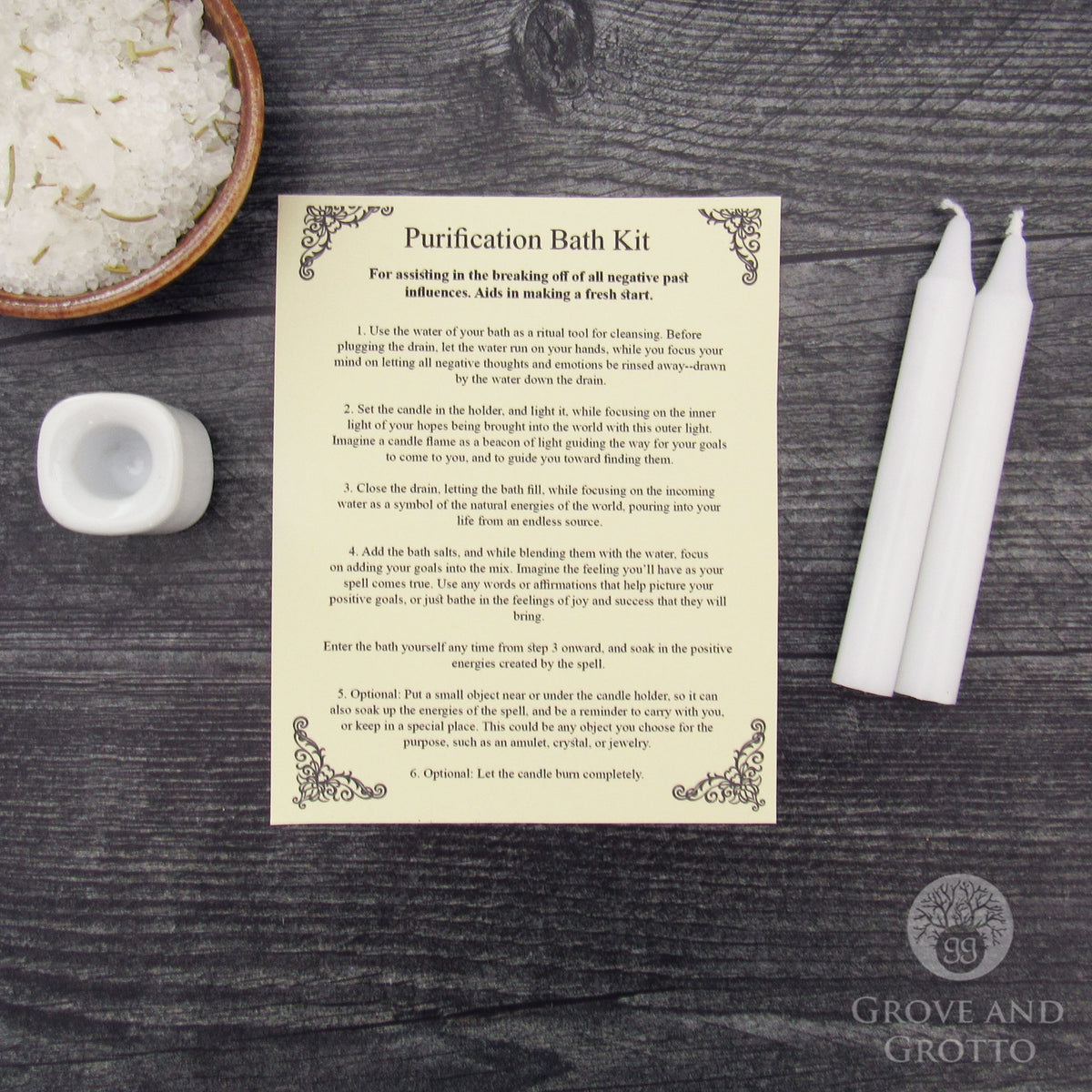 Purification Ritual Bath Kit – Grove and Grotto