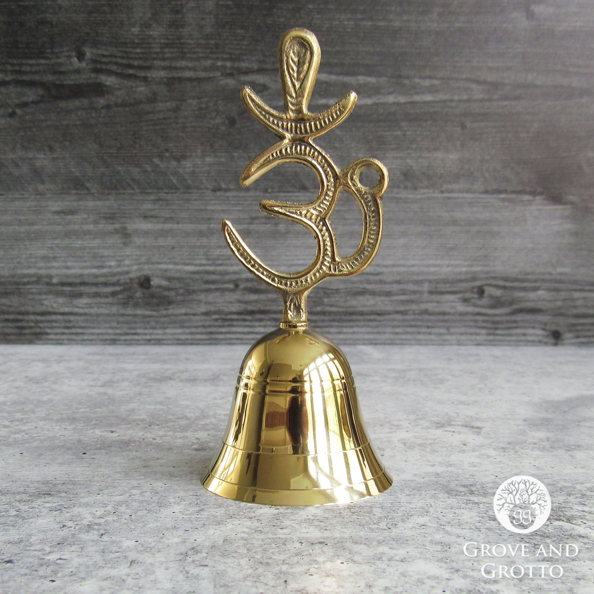Sacred OM Altar Bell – Grove and Grotto