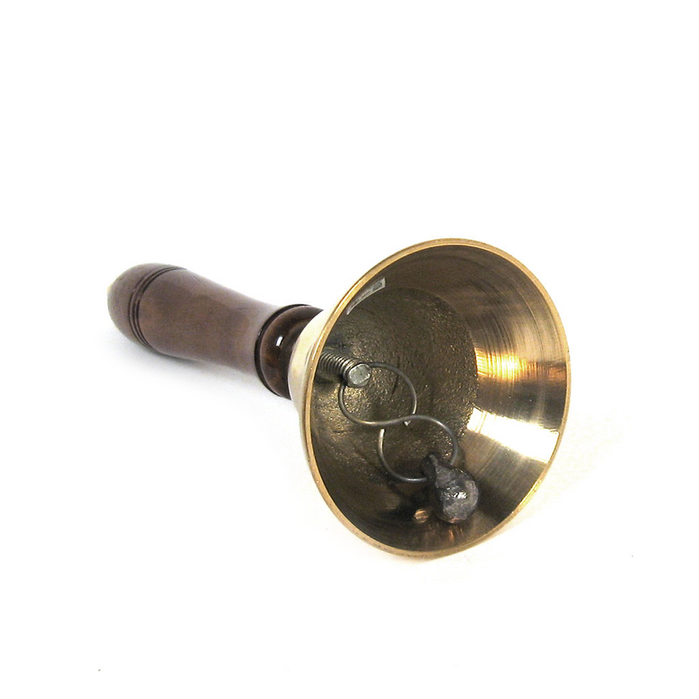Wood Handle Brass Bell (6 Inches) – Grove and Grotto