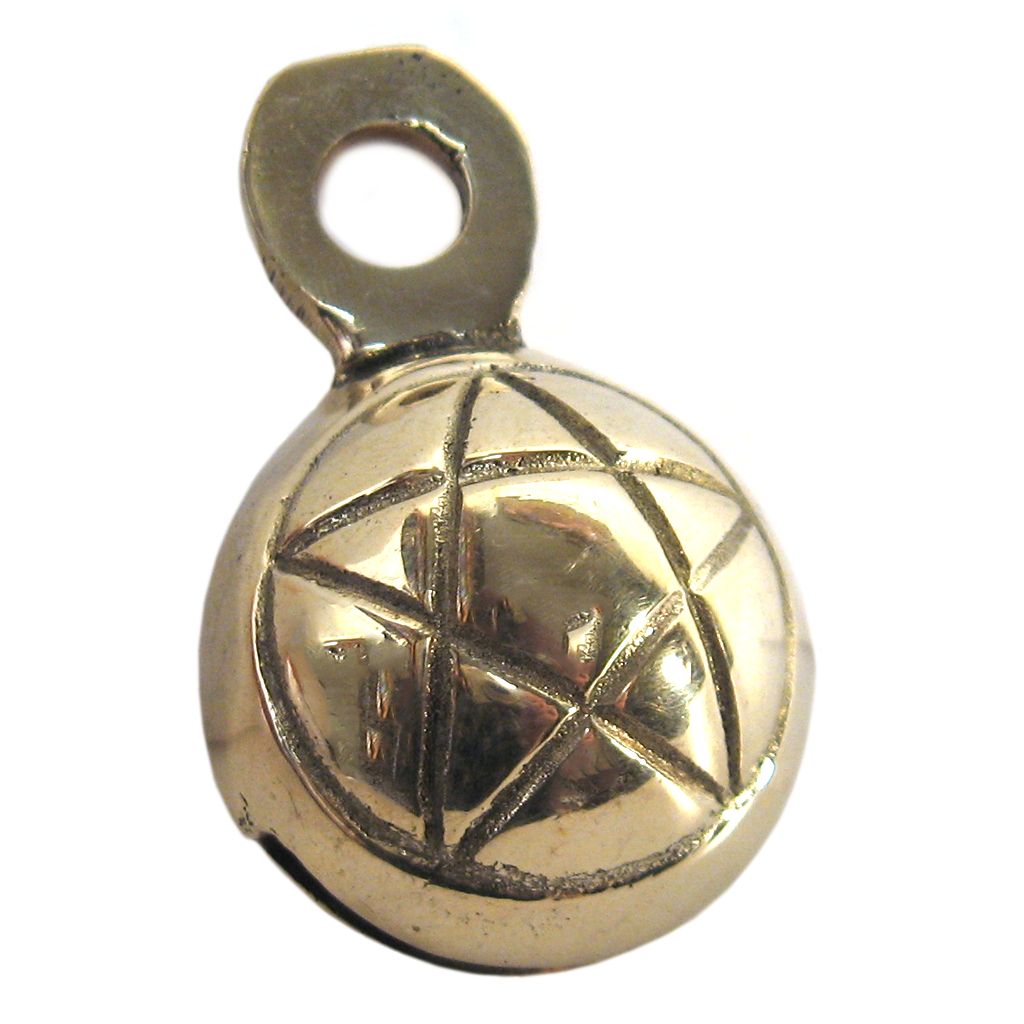 Brass Pentagram Mini Bell – Grove and Grotto