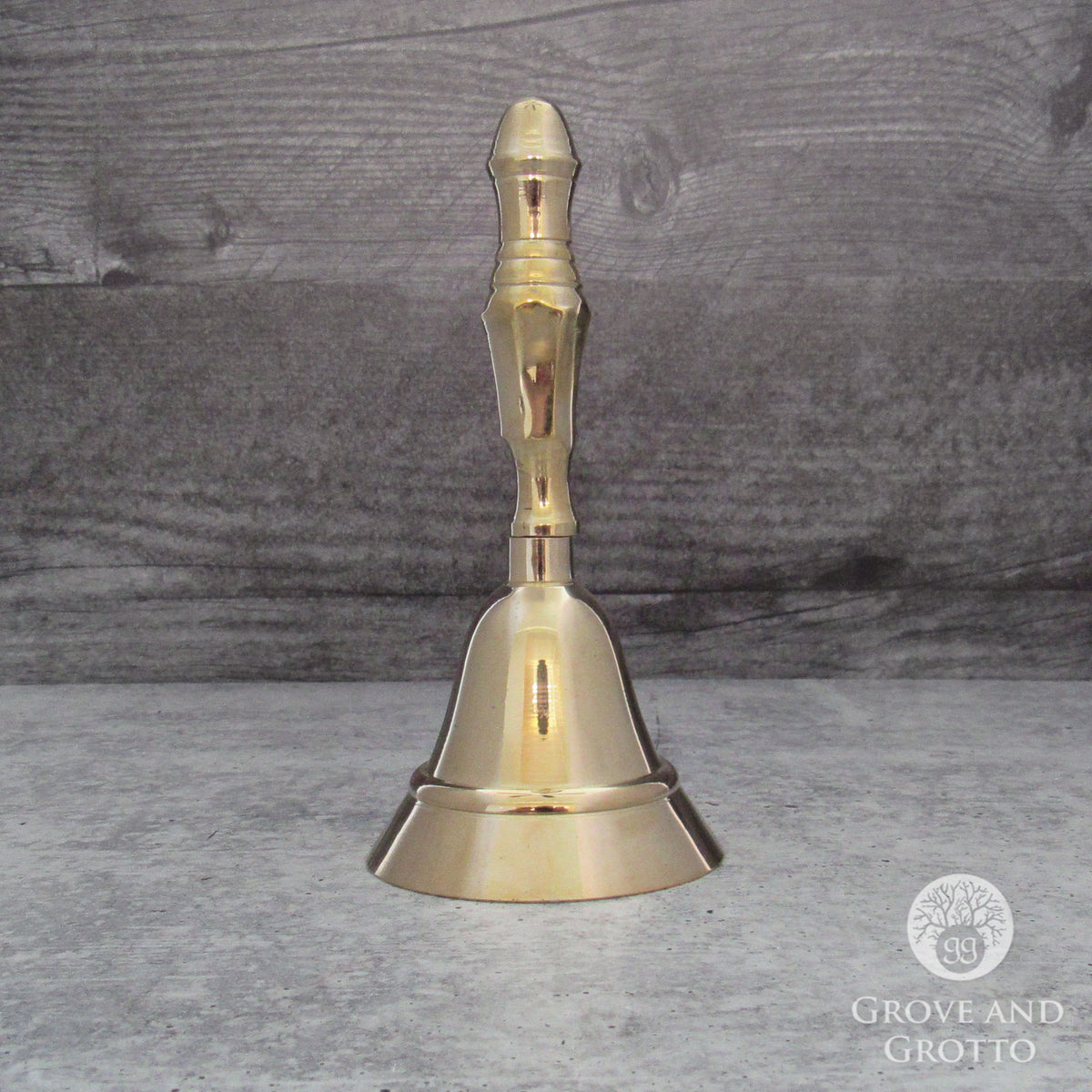 Traditional Brass Altar Bell (5 Inches) – Grove and Grotto