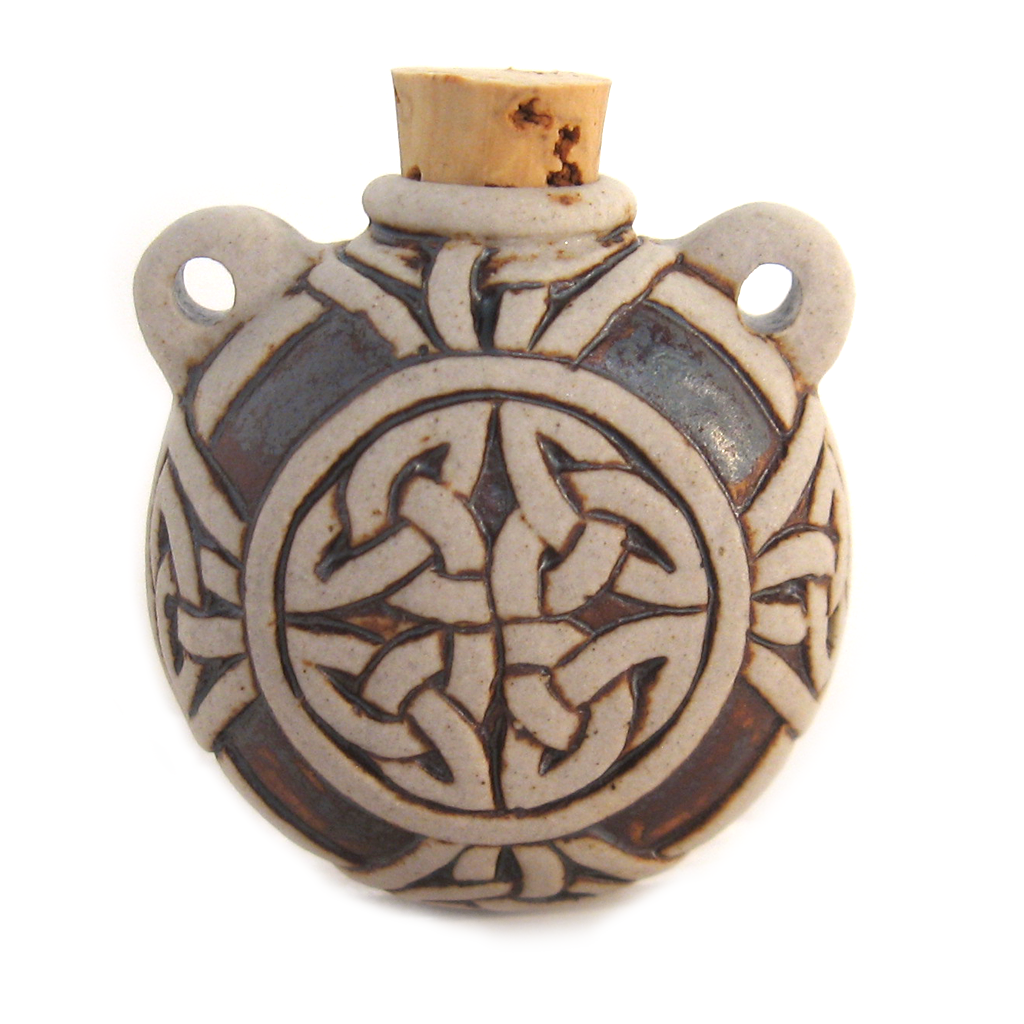 Celtic Knot Ceramic Bottle – Grove and Grotto