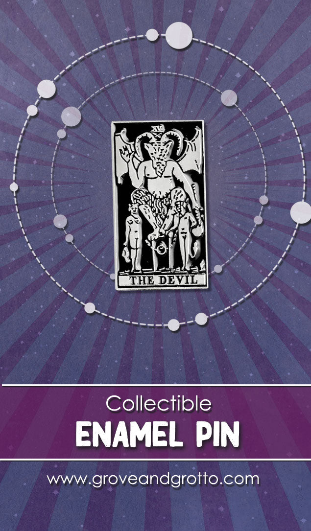 The Devil Enamel Pin – Grove and Grotto