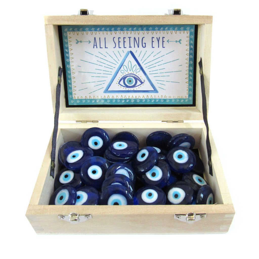 Evil Eye Glass Token – Grove and Grotto