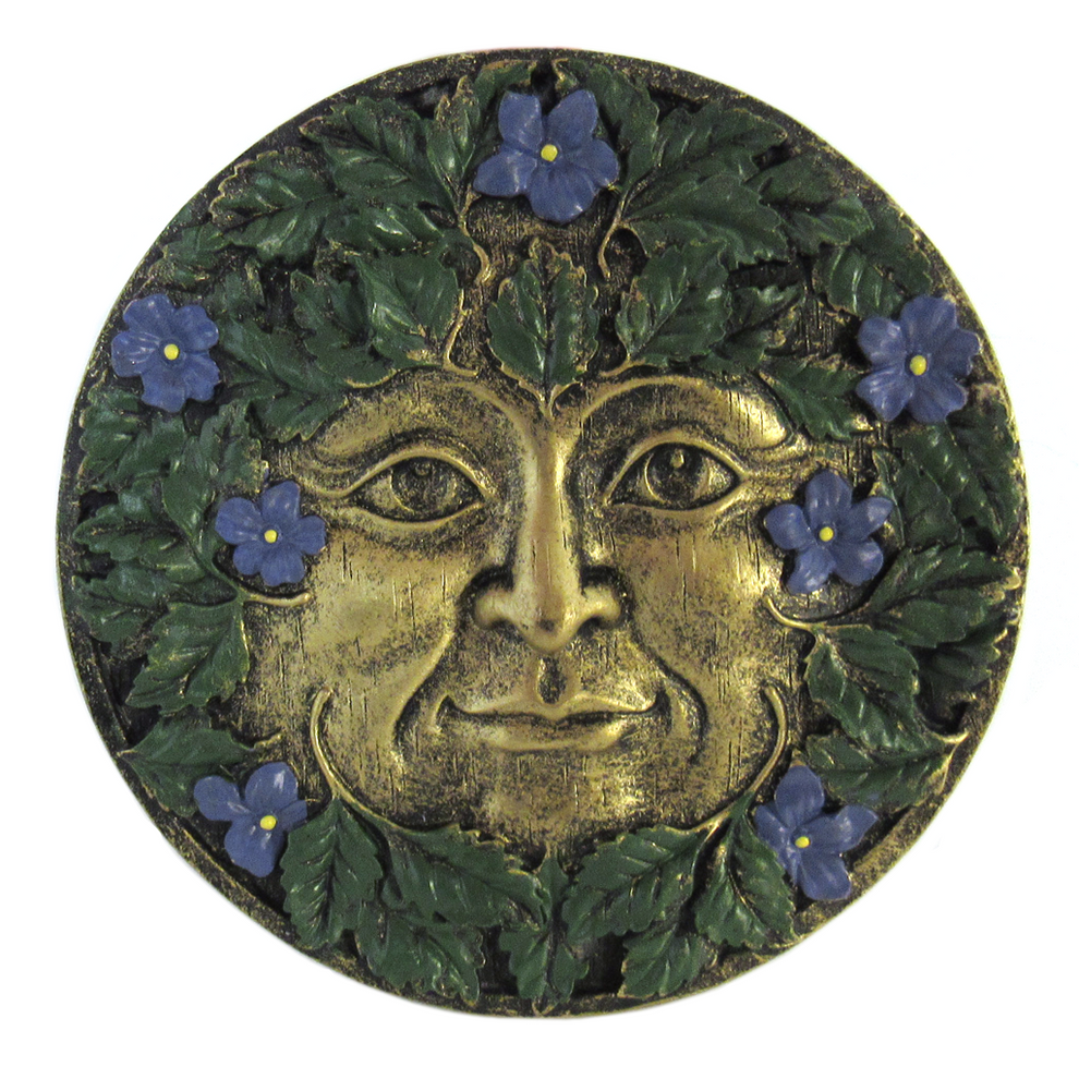 Green Man Seasonal Plaque (Spring) – Grove and Grotto
