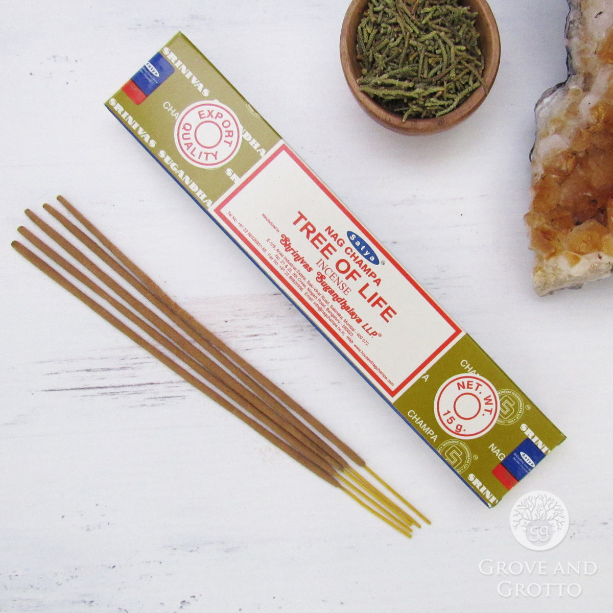 Tree of Life Incense Sticks (15 g) by Satya – Grove and Grotto