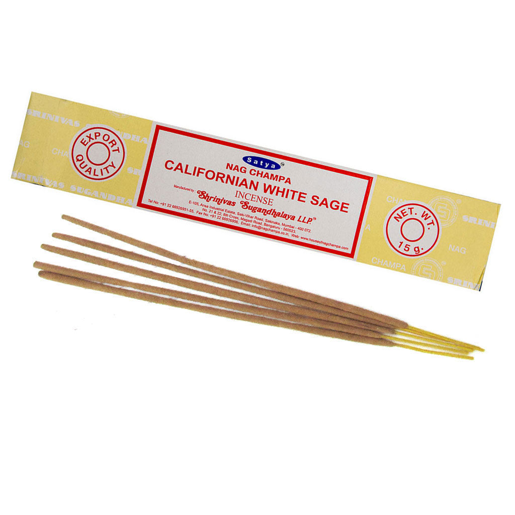 Californian White Sage Incense Sticks (15 g) by Satya – Grove and Grotto