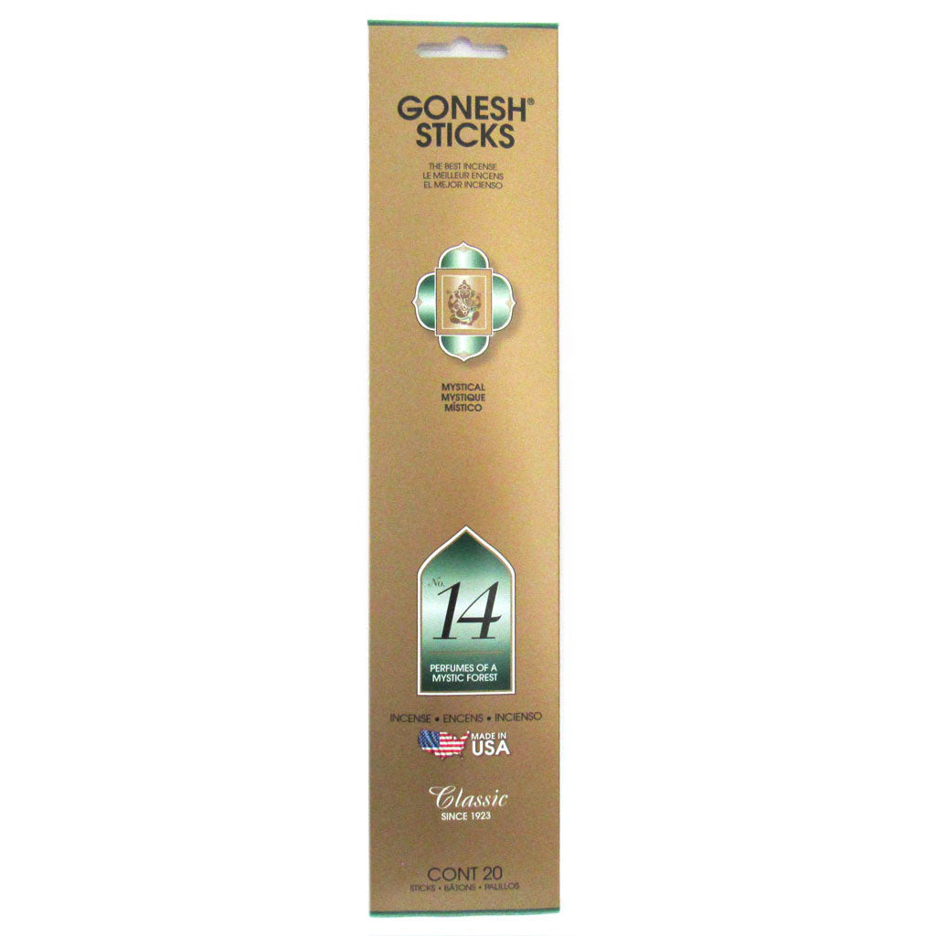 Gonesh Classic Incense Sticks (Package of 20) - #14 Mystic Forest ...