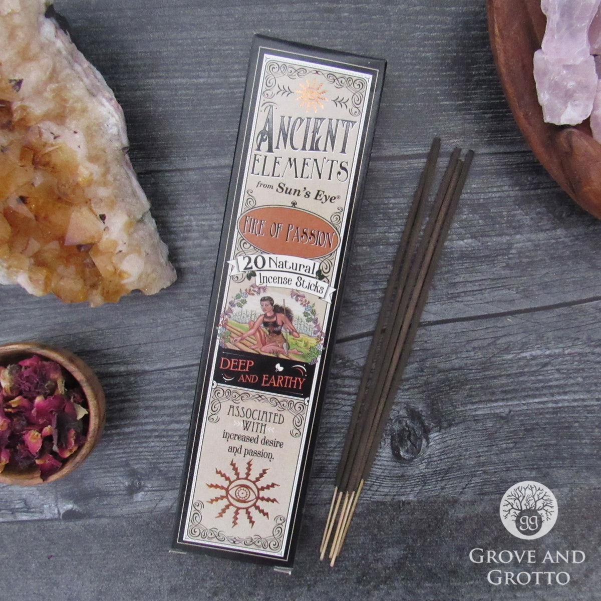 Ancient Elements Incense by Sun's Eye - Fire of Passion – Grove and Grotto