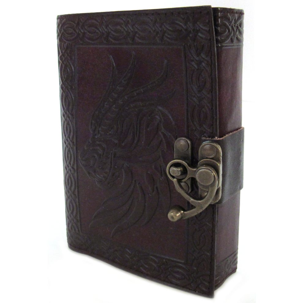 Celtic Dragon Leather Journal with Latch – Grove and Grotto