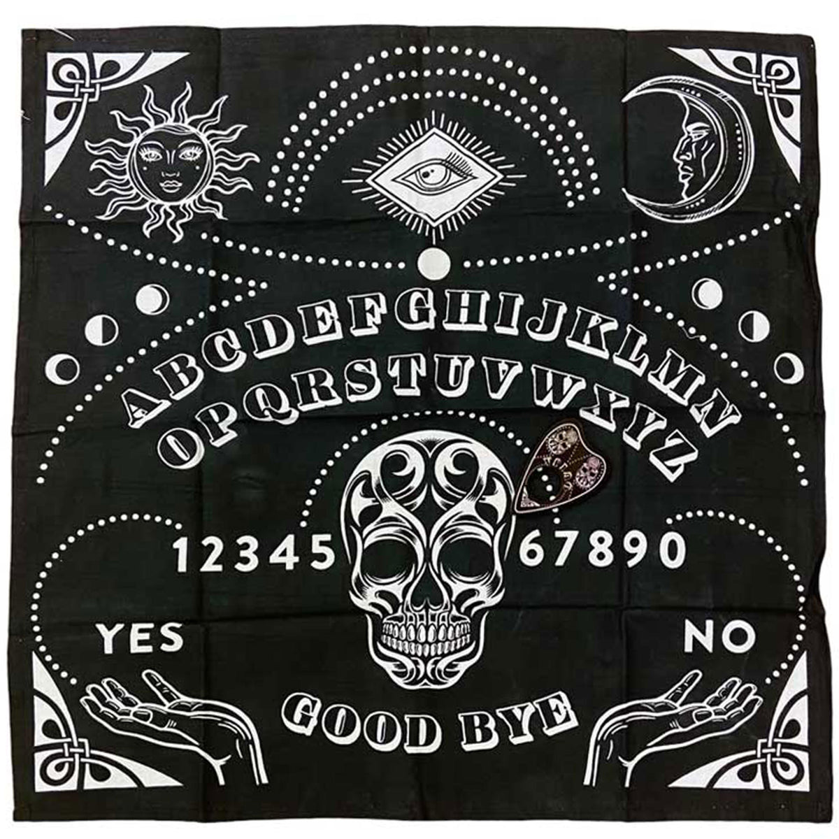 Ouija Board Cloth Mat (24 Inches) with Planchette – Grove and Grotto