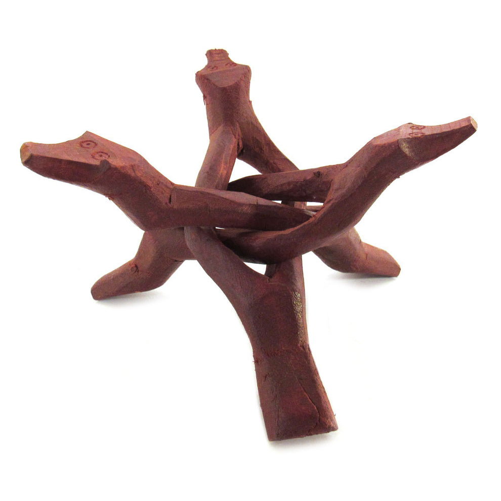 Wooden Cobra Stand (6 Inches) – Grove and Grotto
