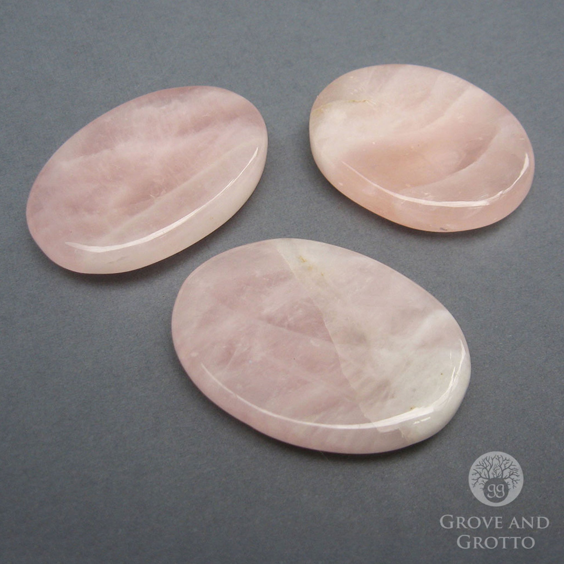 Rose Quartz Worry Stone – Grove and Grotto